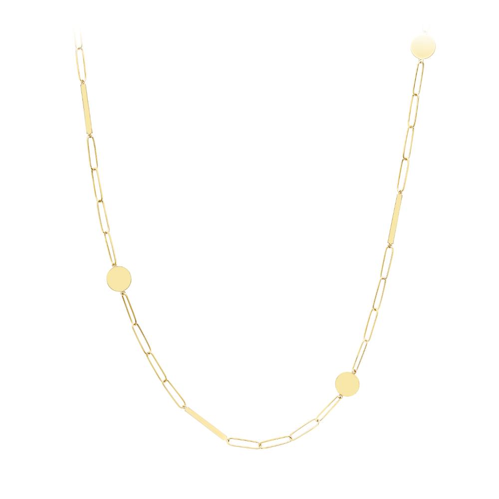 9ct Gold Oval 18" Paperchain Necklace – Bannon Jewellers