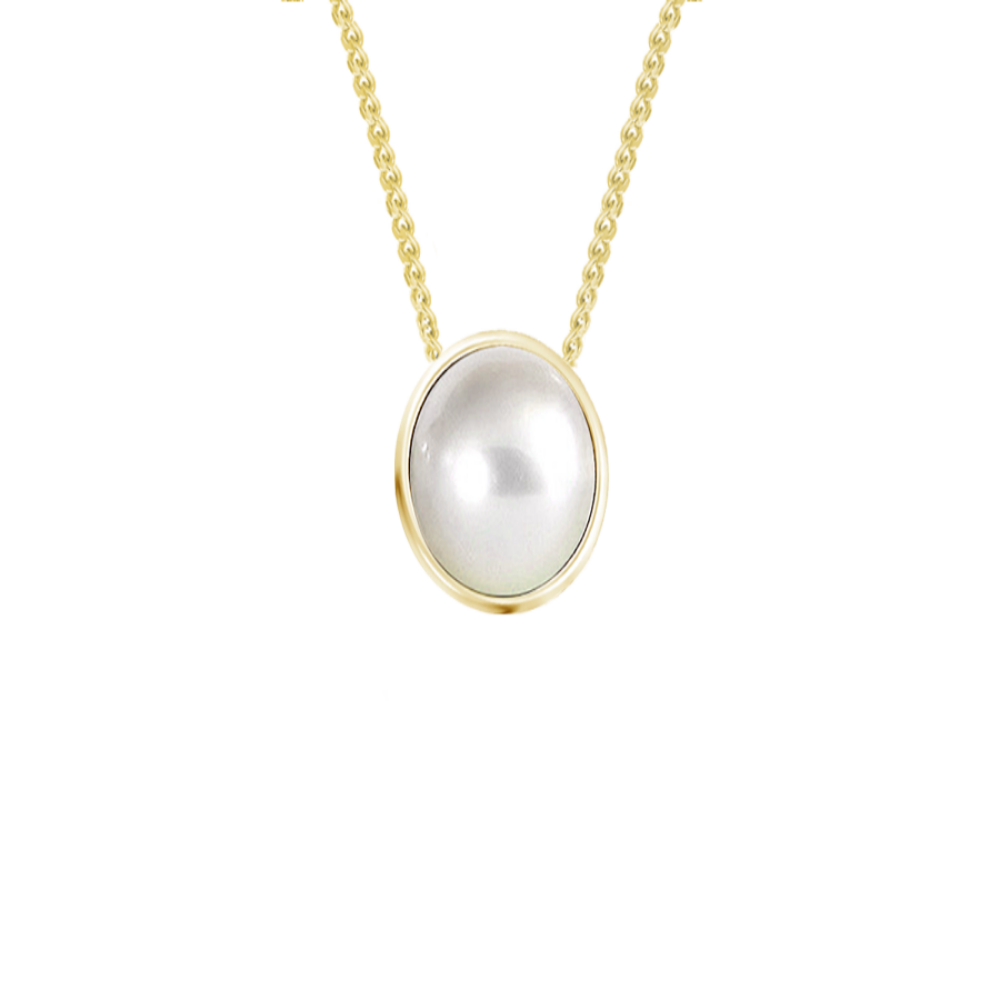9ct Gold Cultured Freshwater Pearl Slider Necklace – Bannon Jewellers