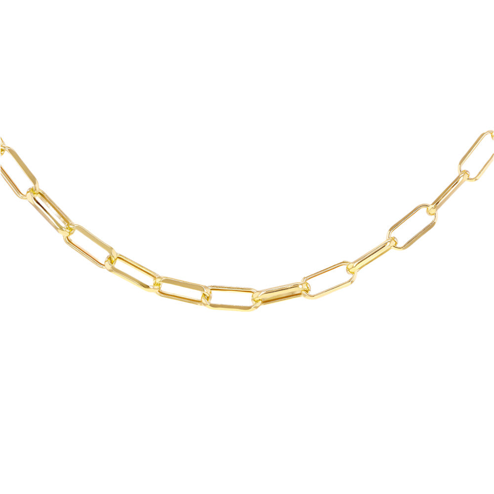 9ct Gold Paper Chain – Bannon Jewellers