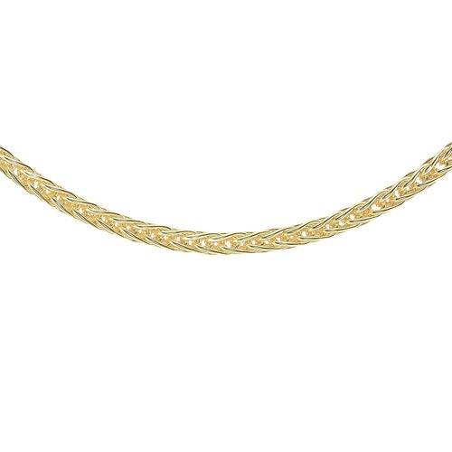 9ct Gold 3mm Spiga Chain – Bannon Jewellers