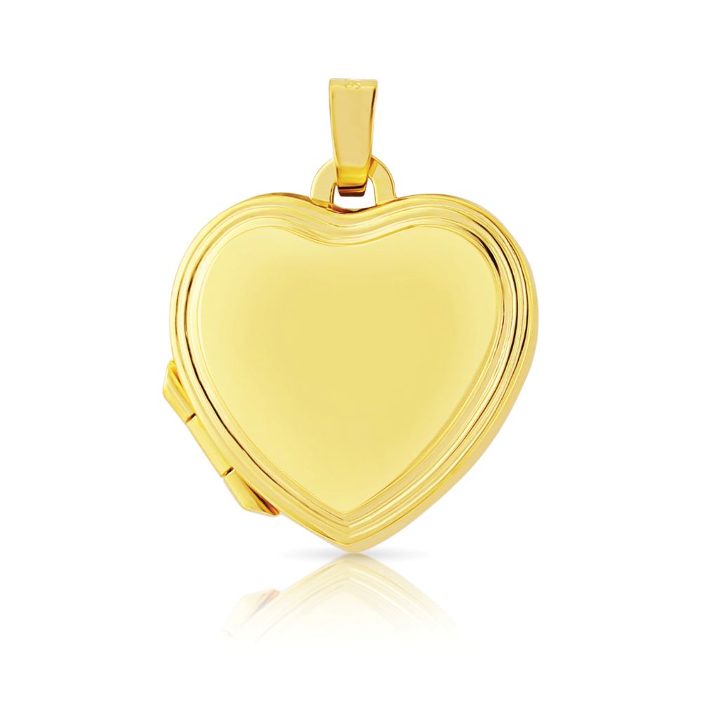9ct Gold Heart Shaped Locket Necklace – Bannon Jewellers