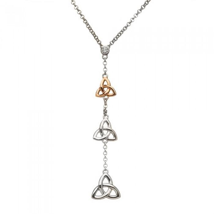 House of Lor Long Trinity Knot Necklace – Bannon Jewellers